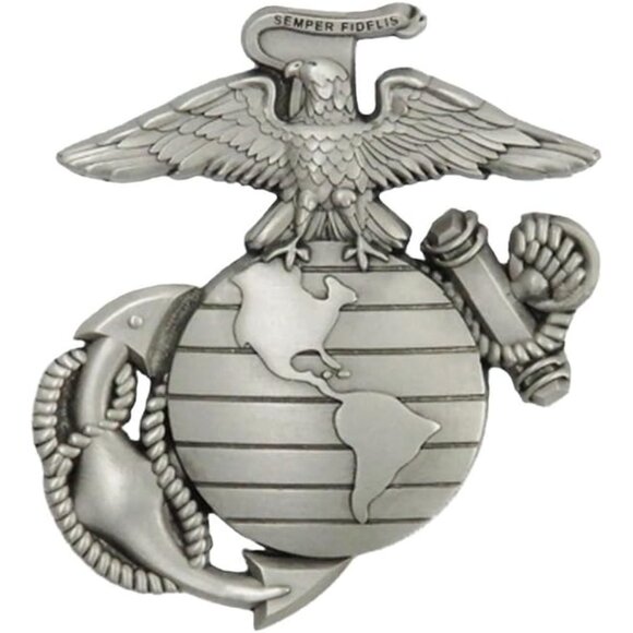 Accessories | Marine Corps Ega Or Bulldog Pewter Lapel Pin Heirloom ...